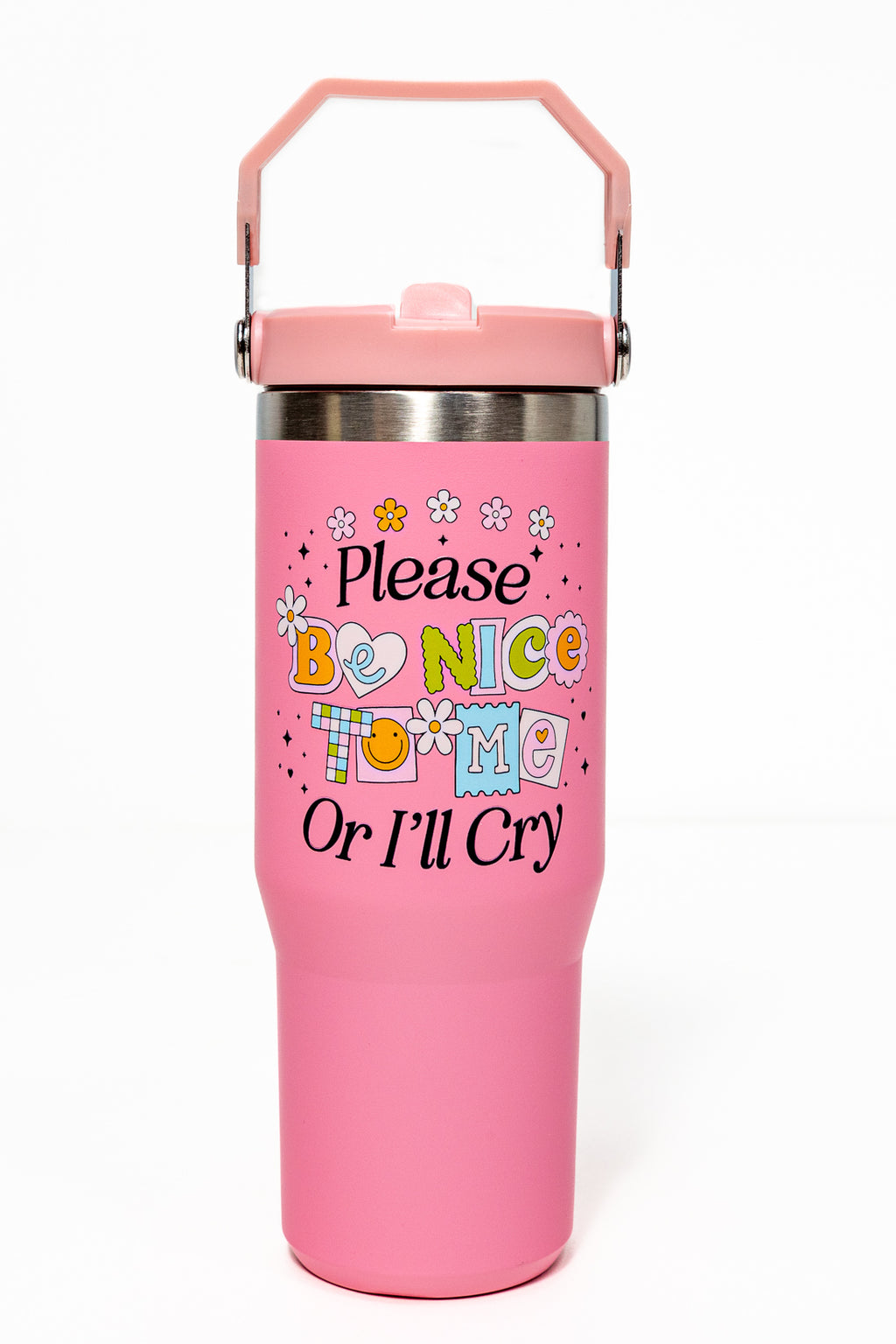 Please Be Nice to Me 30oz Ice Tumbler – Bag It Up Boutique