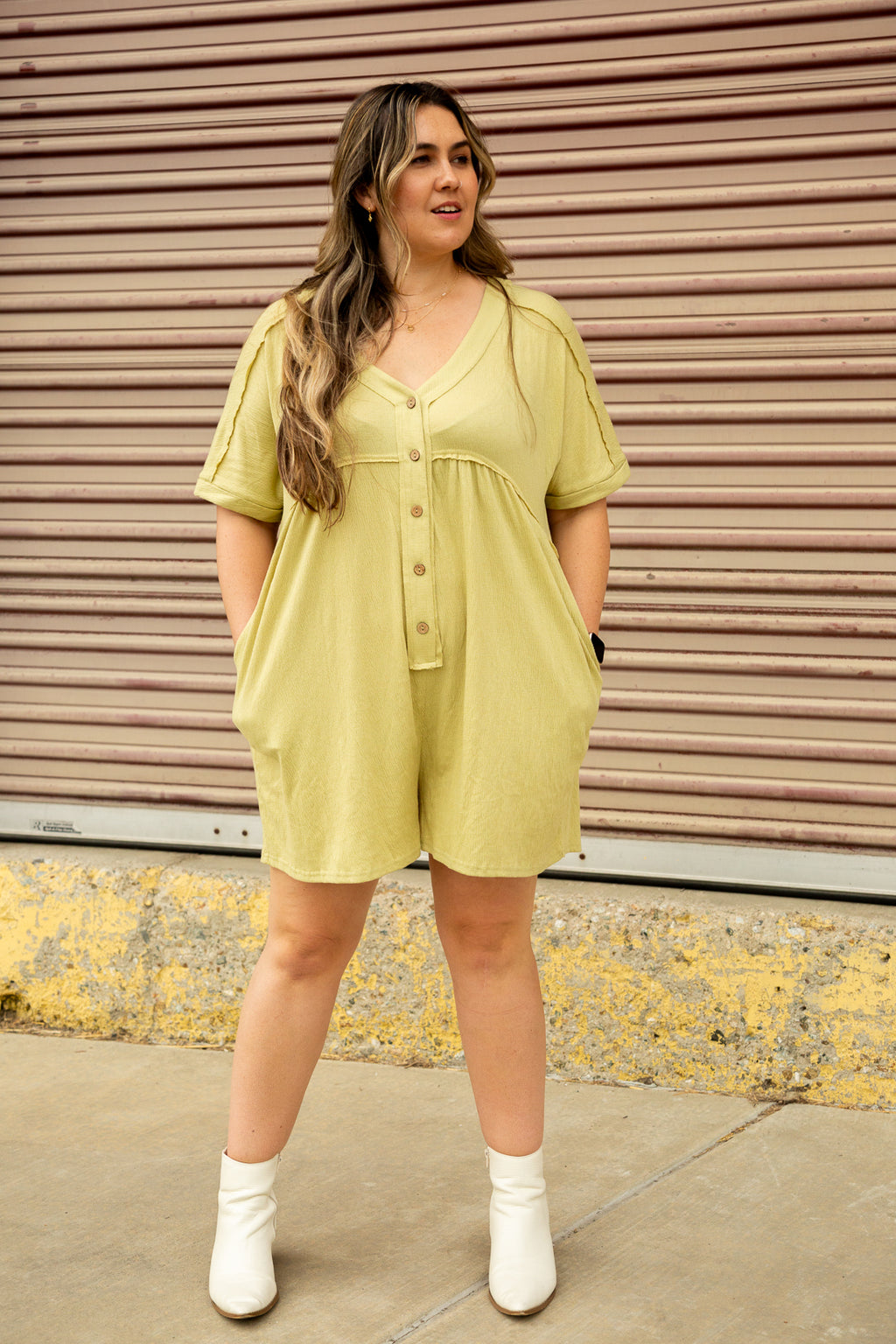 Breezy Button-Down Romper | Coastal Cowgirl Romper | Plus Size Romper ...
